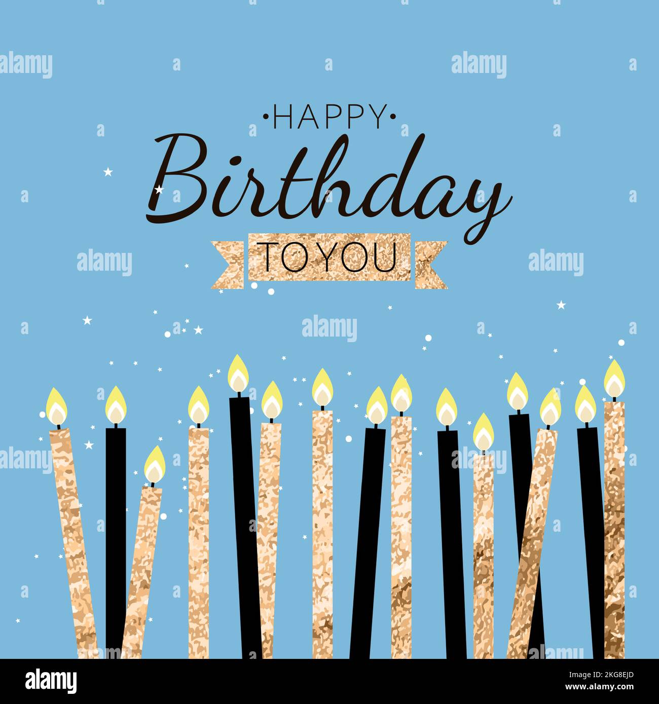 A vector design of a beautiful and colorful poster for Birthdays with ...