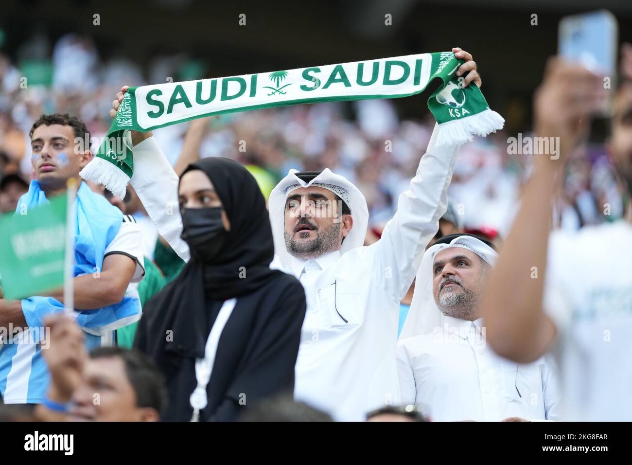 Lusail, Qatar. 22nd Nov, 2022. Lusail, Qatar. 22nd Nov, 2022. Saudi ...