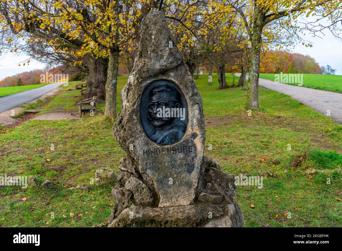 Hindenburg Monument Tüllinger Berg outside Lörrach, Baden-Württemberg ...
