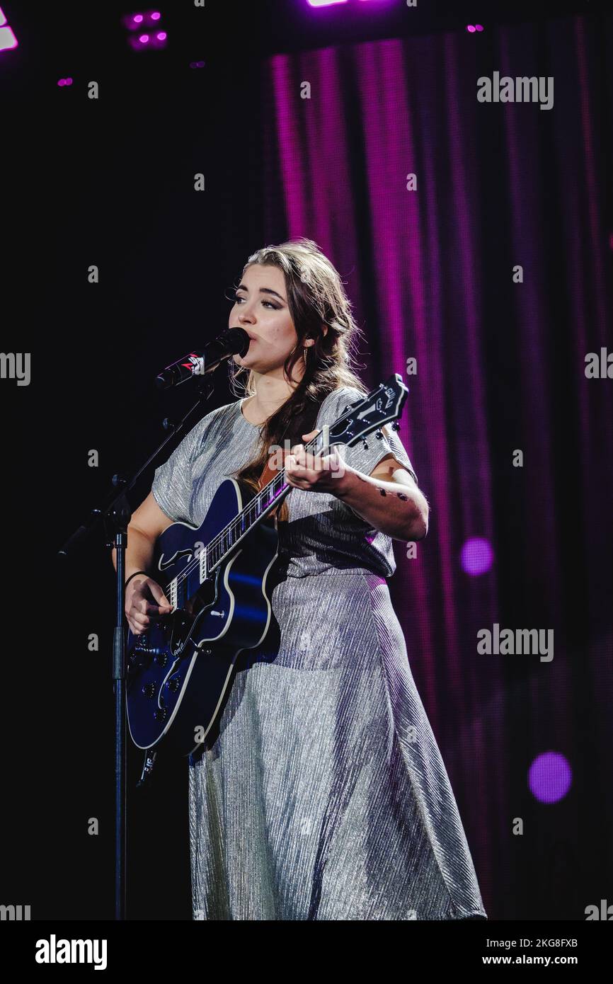 Zurich, Switzerland. 18th, November 2022. The Swiss singer, songwriter ...