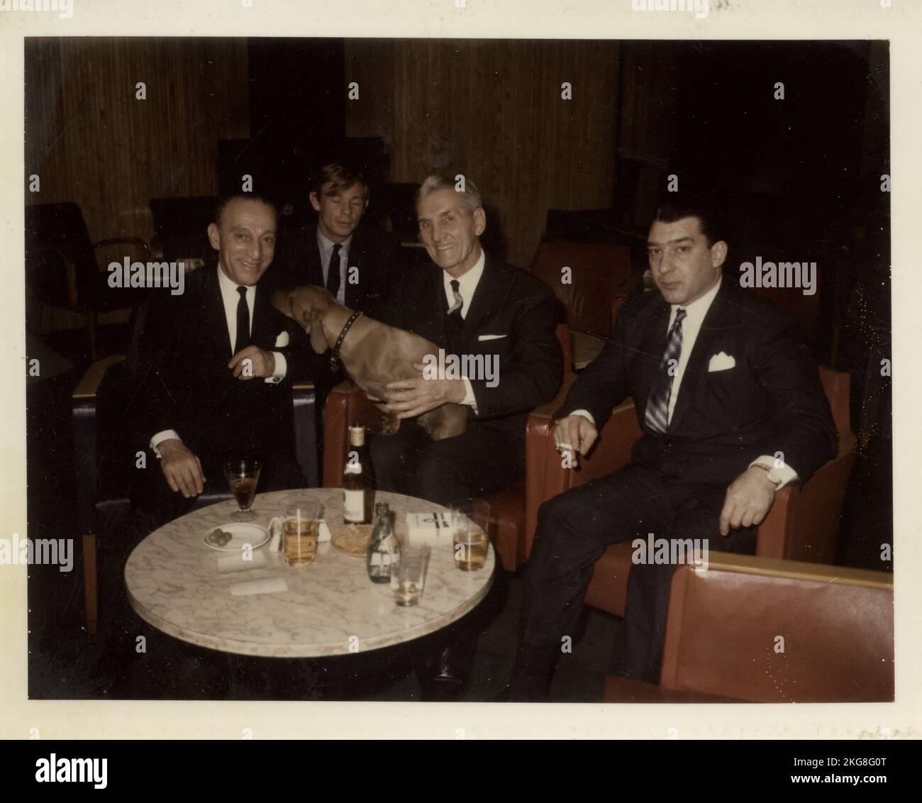 Gangsters, London, 1960's - one of the Kray twins and associates Stock ...