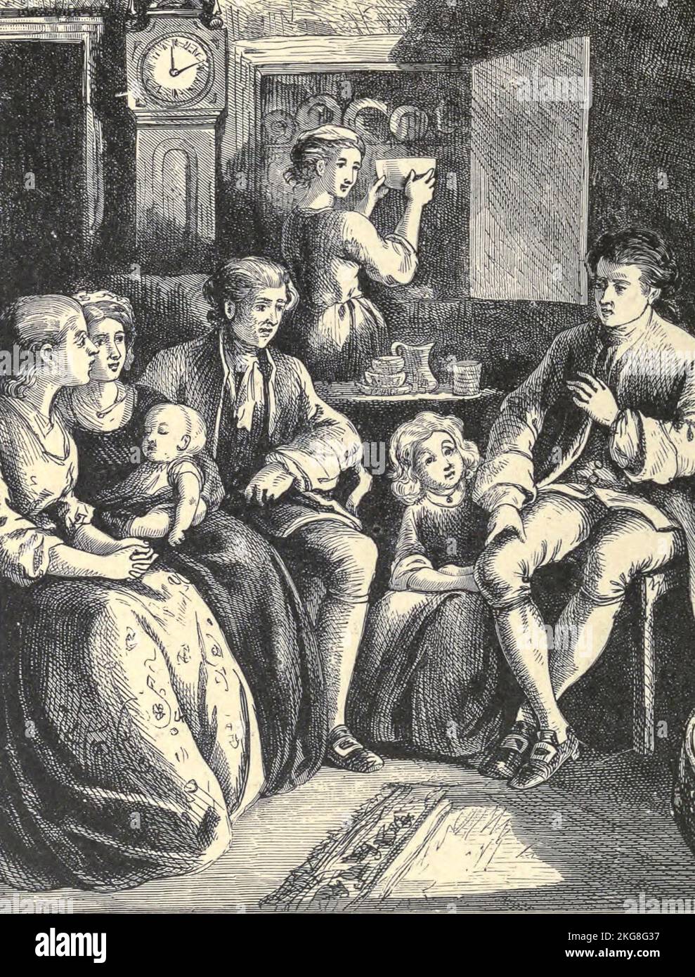 Around my fire an evening group to draw, And tell of all I felt, and ...