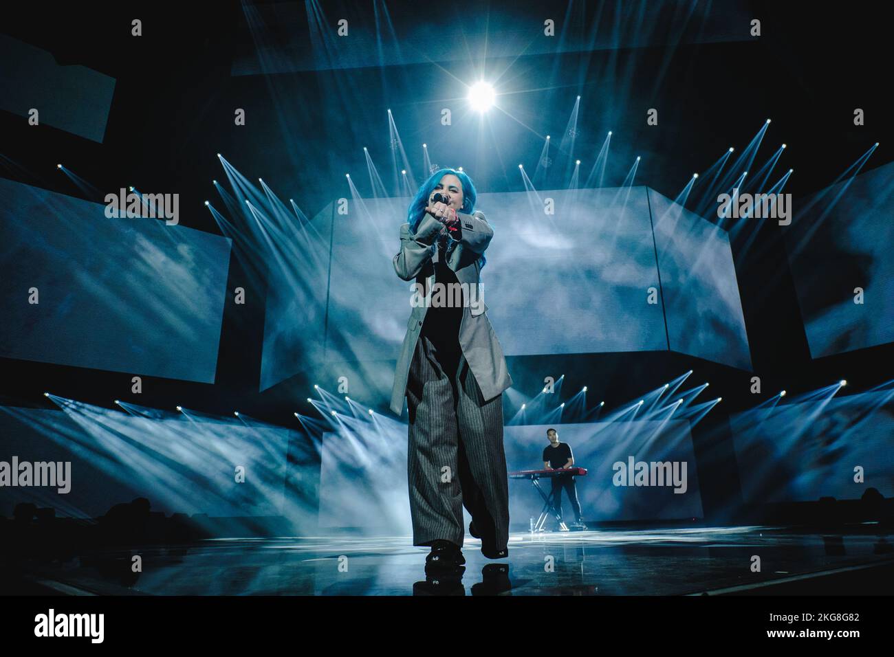 Zurich, Switzerland. 18th, November 2022. The Swiss singer and ...