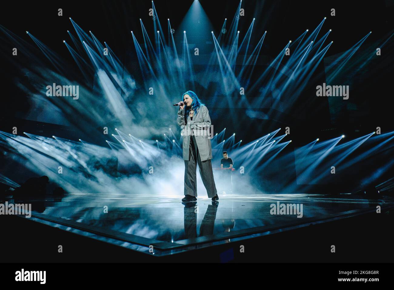 Zurich, Switzerland. 18th, November 2022. The Swiss singer and ...