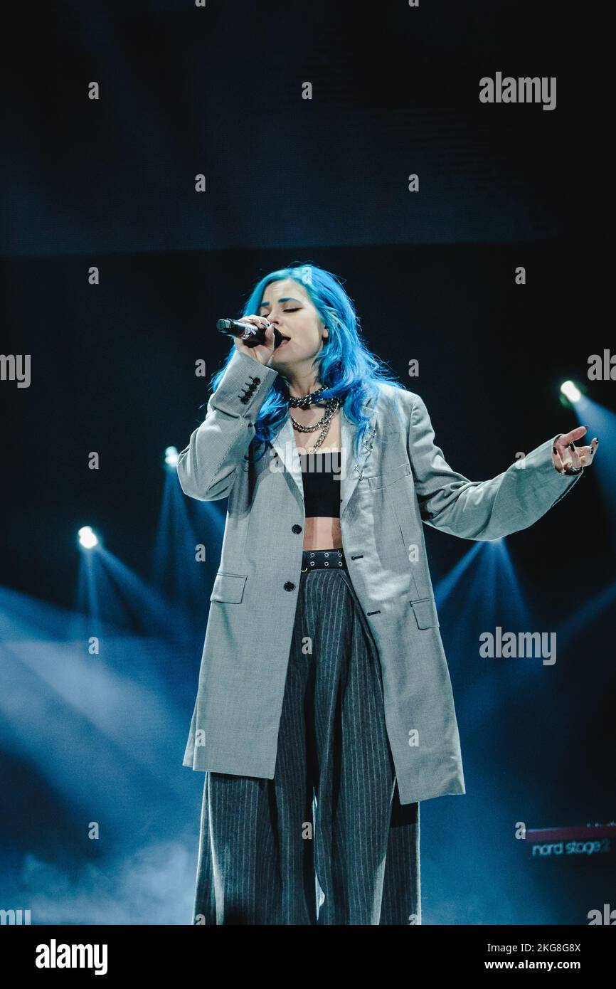 Zurich, Switzerland. 18th, November 2022. The Swiss singer and ...