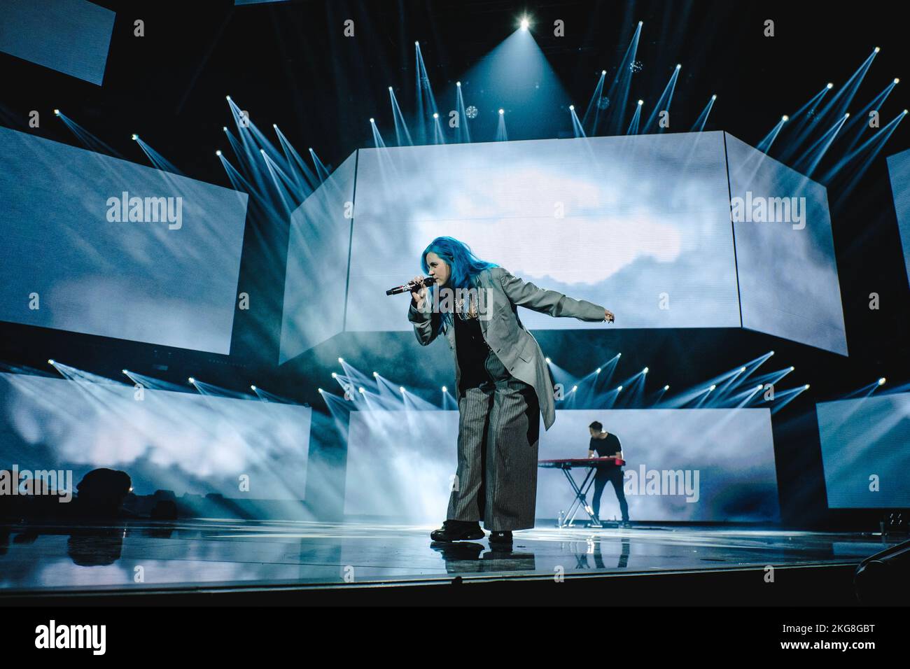 Zurich, Switzerland. 18th, November 2022. The Swiss singer and ...