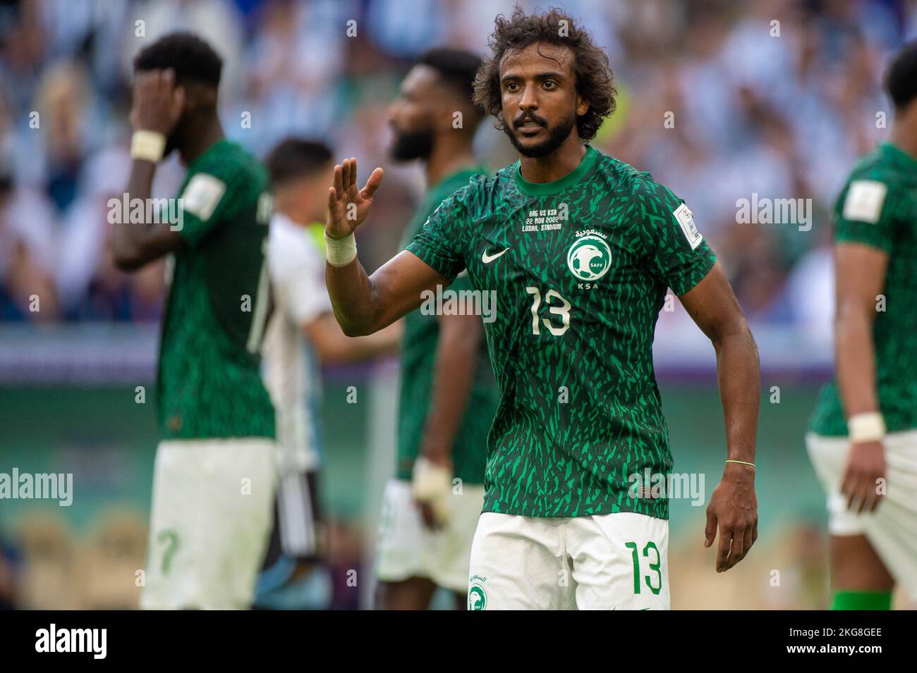 YASSER ALSHAHRANI of Saudi Arabia during the FIFA World Cup Qatar 2022 ...