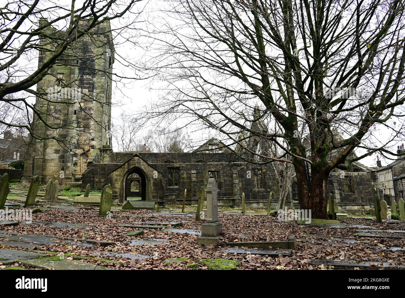 Church of St Thomas a’ Becket Heptonstall Stock Photo - Alamy