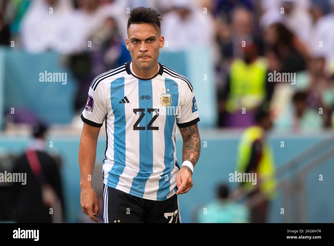 Lautaro Martinez of Argentina during the FIFA World Cup Qatar 2022 ...