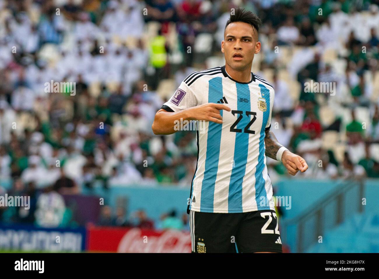 Lautaro Martinez of Argentina during the FIFA World Cup Qatar 2022 ...