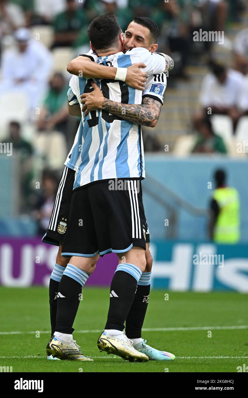 Lionel Messi of Argentina during Argentina v Saudi Arabia match of the ...