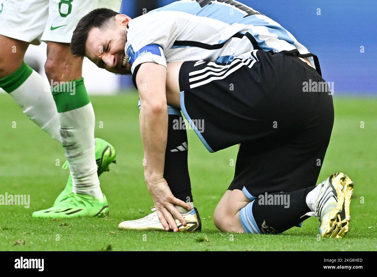 Lionel Messi of Argentina during Argentina v Saudi Arabia match of the ...