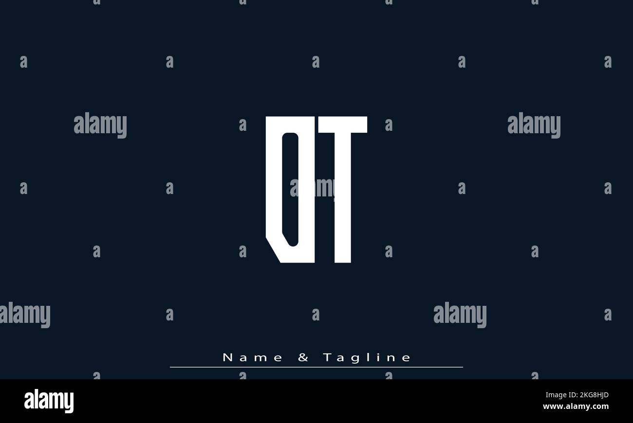 Alphabet letters Initials Monogram logo OT , TO Stock Vector Image ...