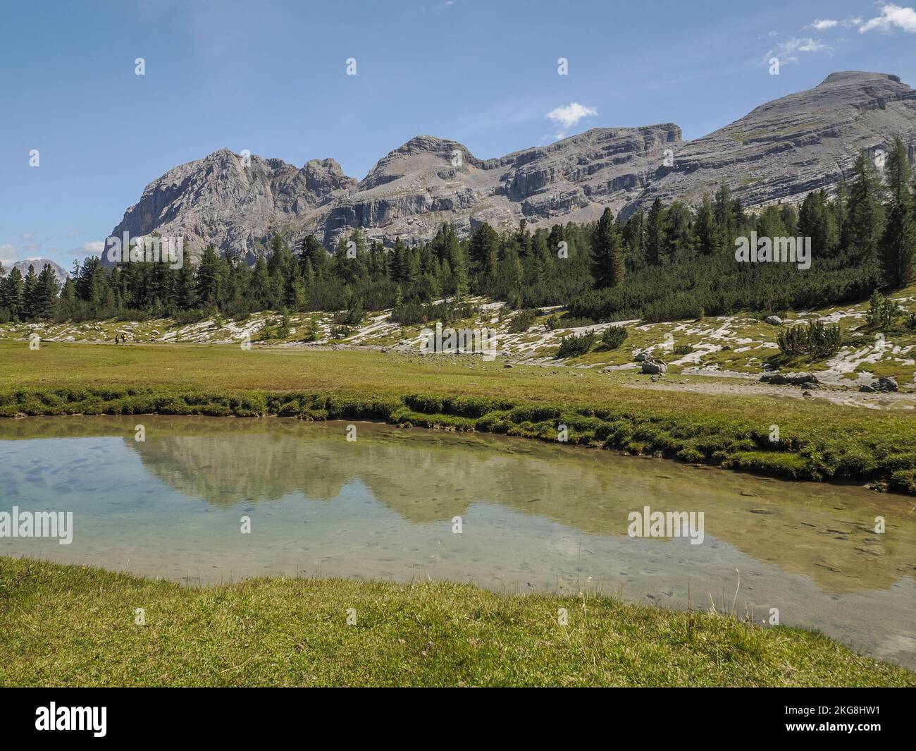 Fanes Alpine activities - Dolomites mountains north of Italy Stock ...