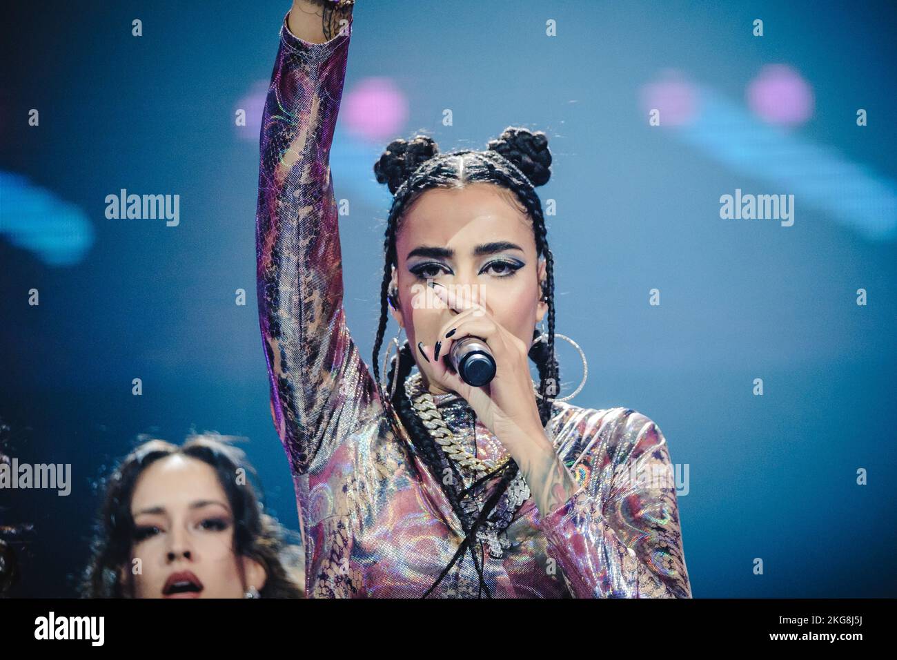 Zurich, Switzerland. 18th, November 2022. The Swiss singer Naomi ...