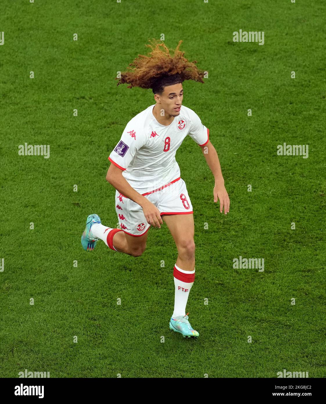 Tunisia's Hannibal Mejbri during the FIFA World Cup Group D match at ...