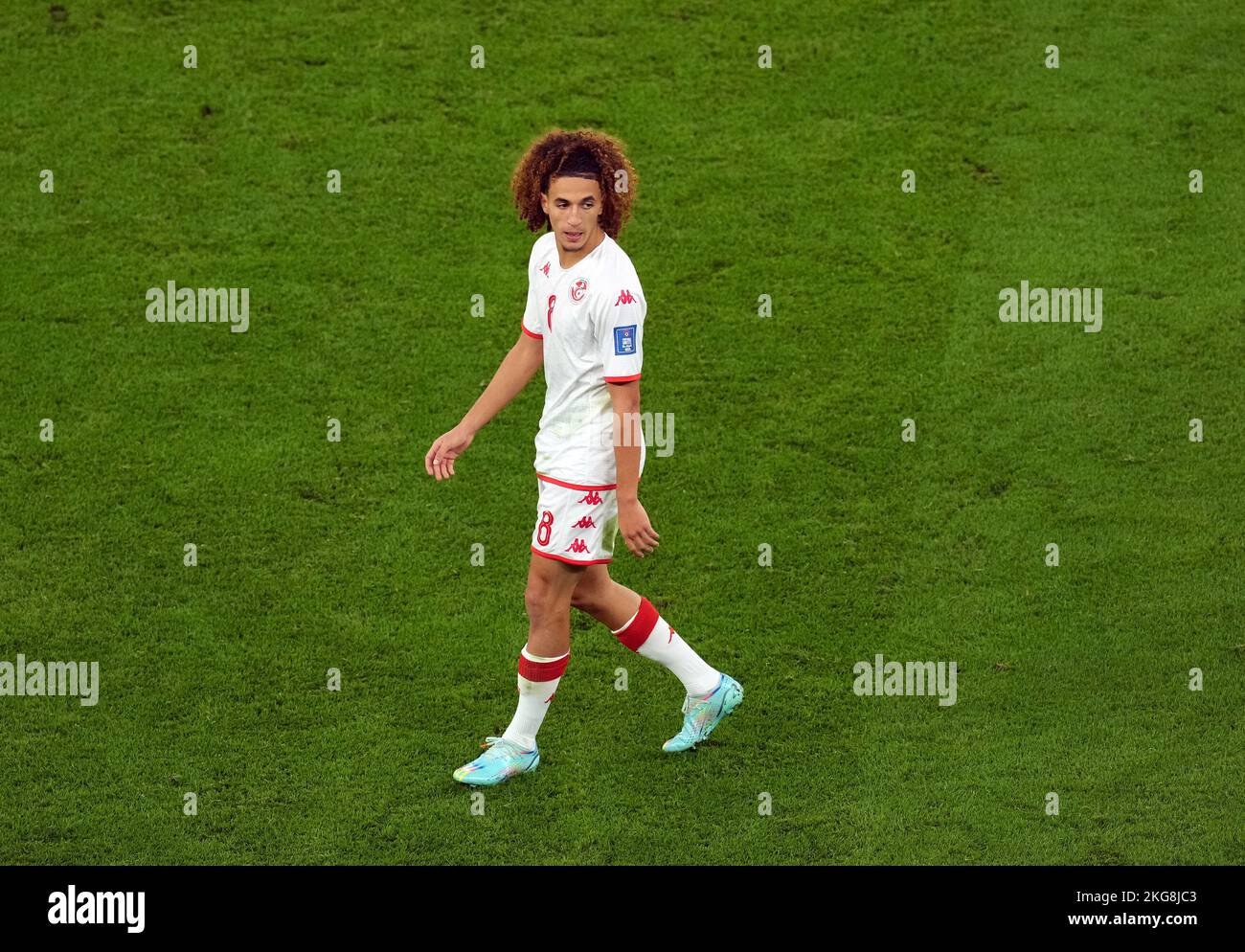 Tunisia's Hannibal Mejbri during the FIFA World Cup Group D match at ...