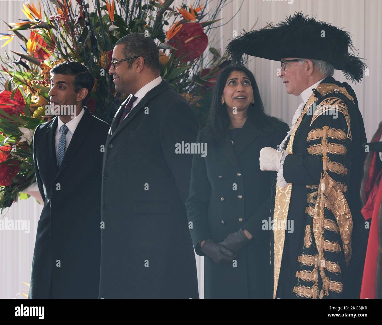 (left to right) Prime Minister Rishi Sunak, Foreign Secretary James ...