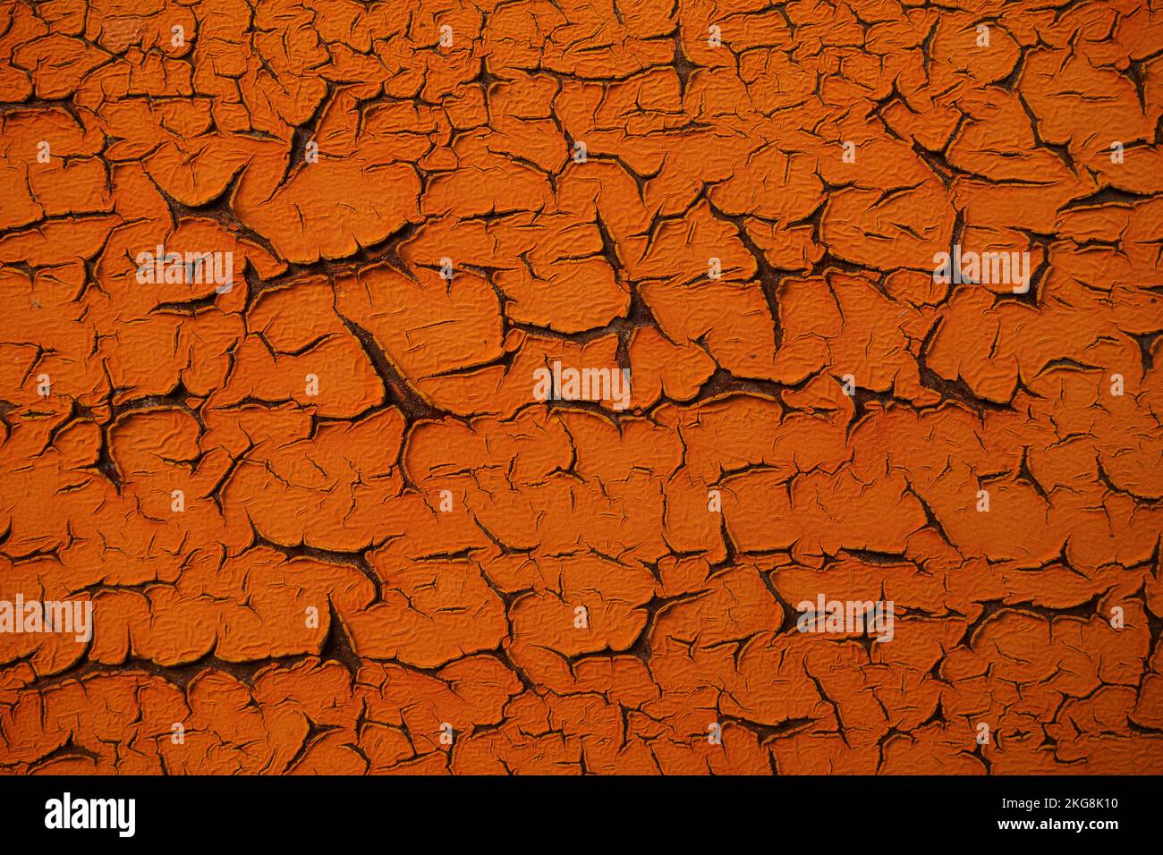 Abstract orange background with cracked texture. Empty back Stock Photo ...