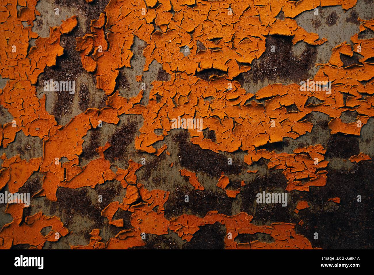 Abstract orange background with cracked texture. Empty back Stock Photo ...