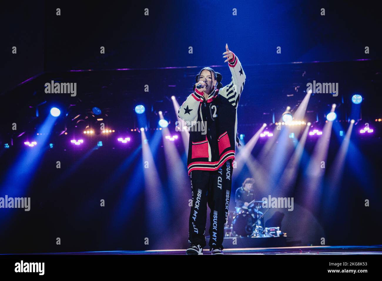 Zurich, Switzerland. 18th, November 2022. The German singer Nina Chuba ...