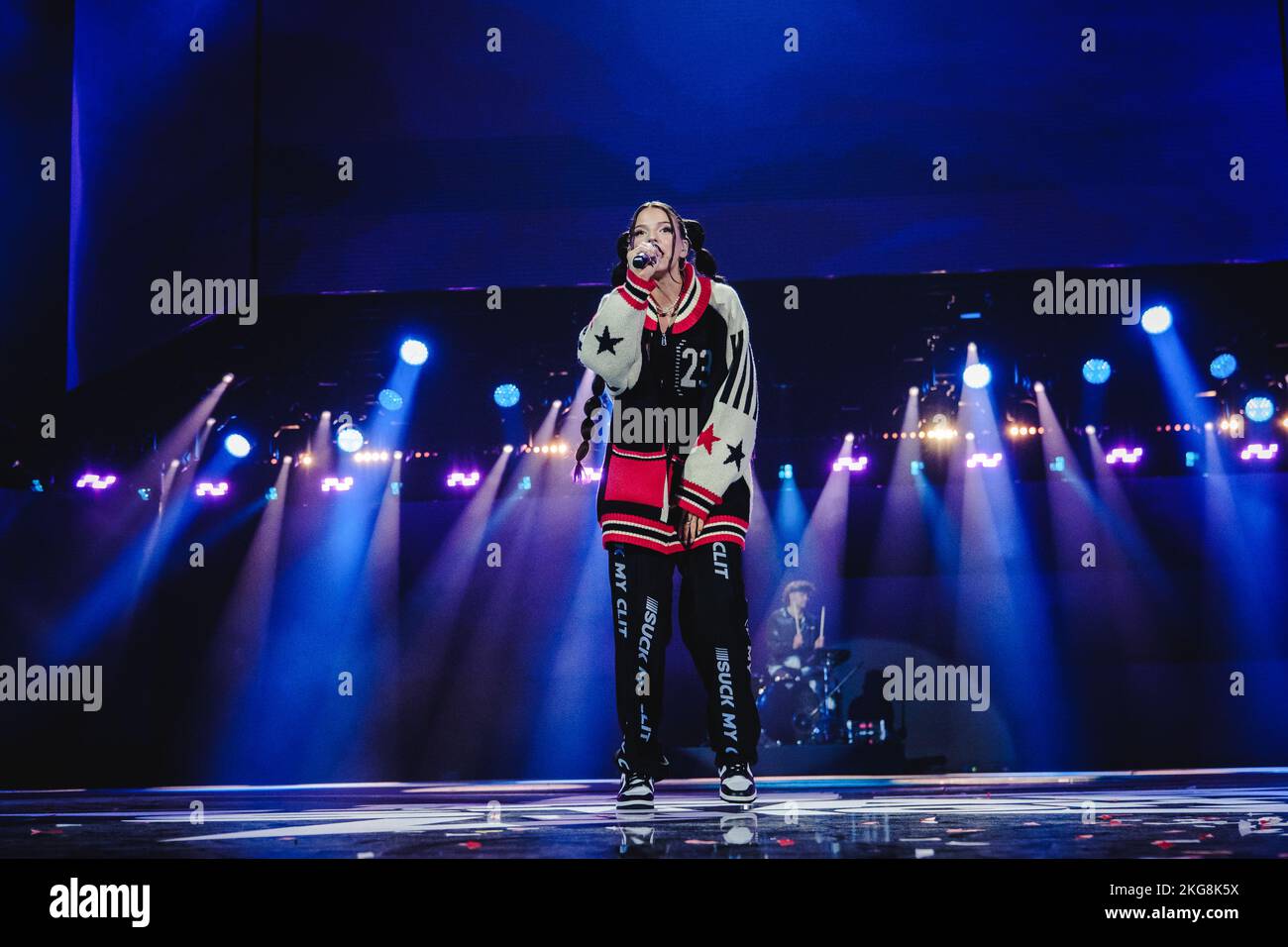 Zurich, Switzerland. 18th, November 2022. The German singer Nina Chuba ...