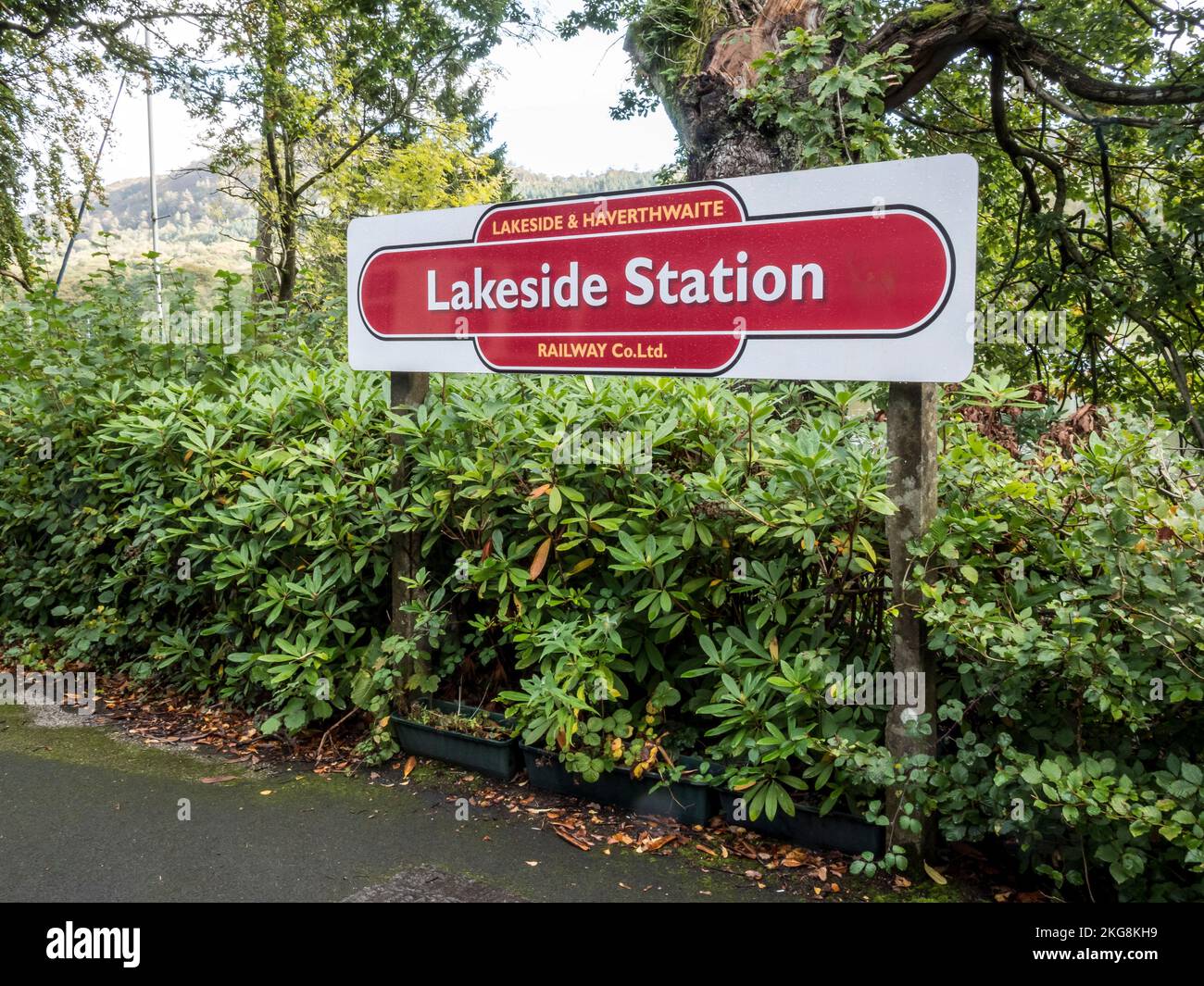 The image is of the Lakeside and Haverthwaite heritage steam train ...