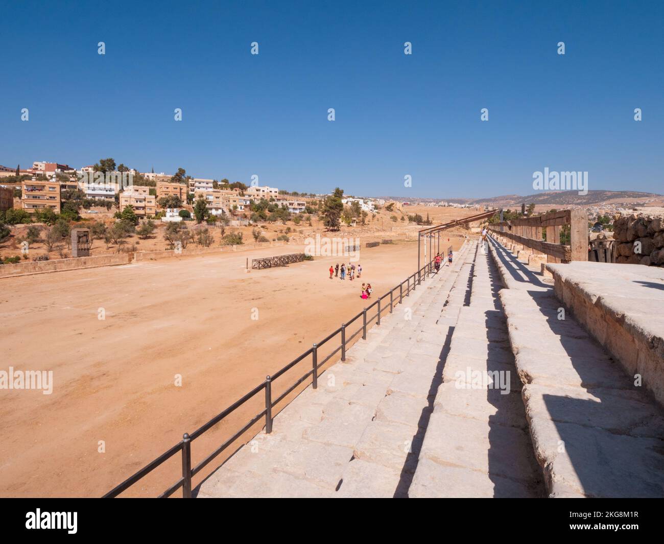 Scenic view of ruins of an old city, details of famous historical ...