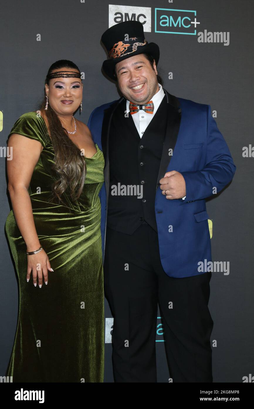 LOS ANGELES - NOV 20: Nadine Marissa, Cooper Andrews at The Walking ...