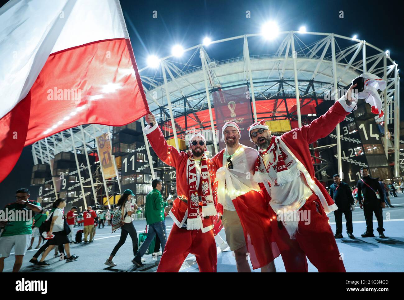 Doha, Qatar. 22nd Nov, 2022. Soccer: World Cup, Mexico - Poland ...