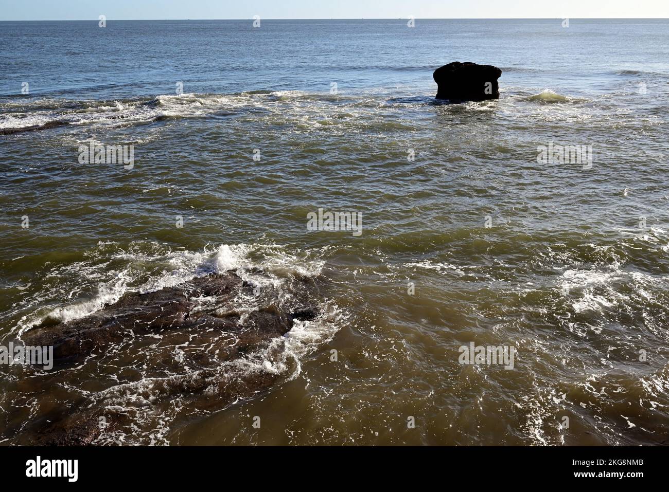 Old Maid Rock, Coryton's Cove, Dawlish, South Devon Stock Photo - Alamy