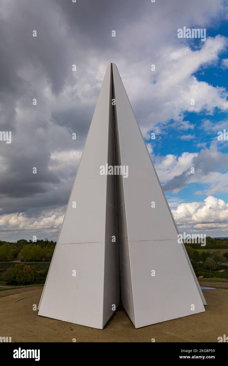 Light Pyramid in Campbell Park at Milton Keynes, Buckinghamshire, UK in ...