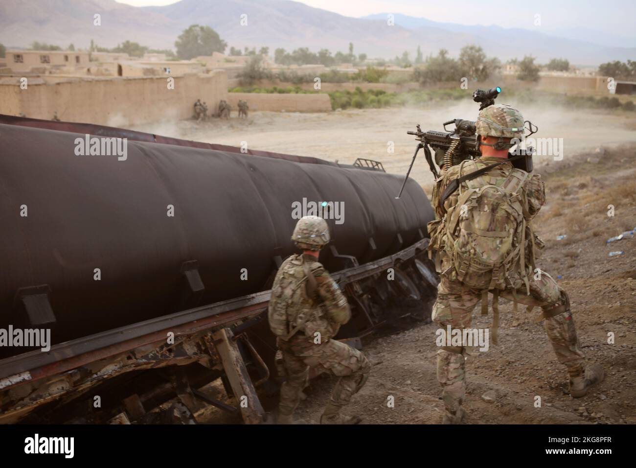SALAR, AFGHANISTAN - 30 August 2013 - U.S. Army soldiers with Company B ...