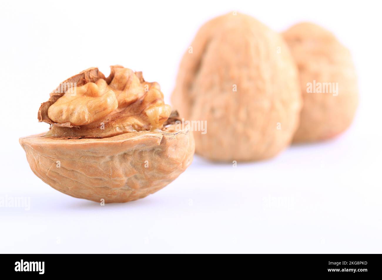 Walnut inside Cut Out Stock Images & Pictures - Alamy