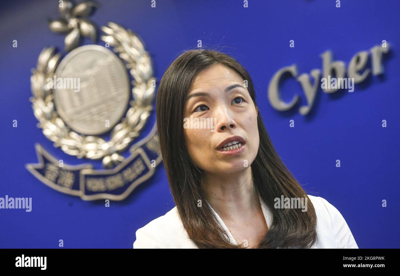Kelly Cheng Lai-ki, Chief Superintendent of Hong Kong Police, talks ...