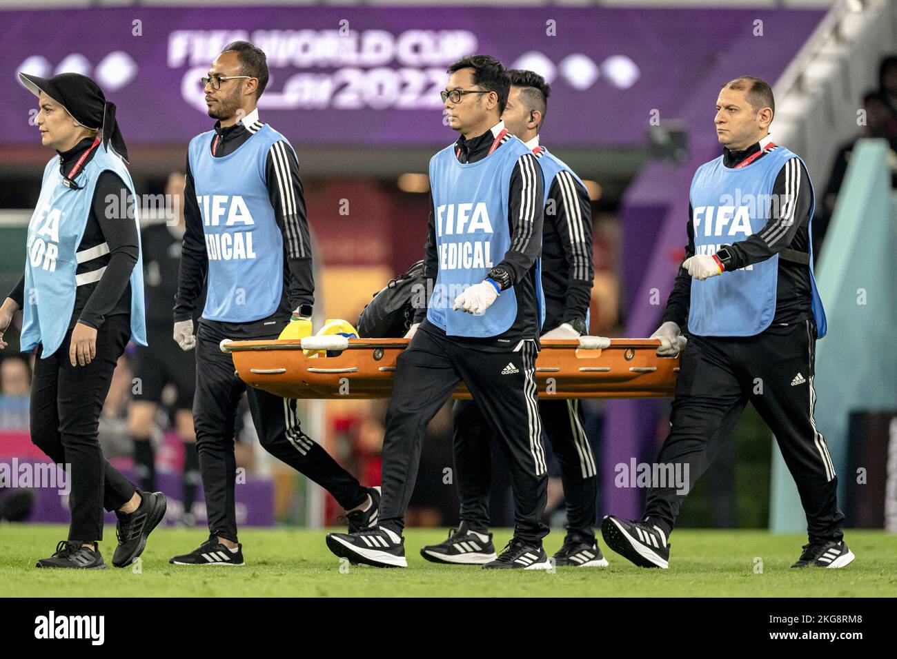 DOHA, 21-11-2022 Al Thumama Stadium World Cup 2022 in Qatar game between Senegal and Netherlands ...