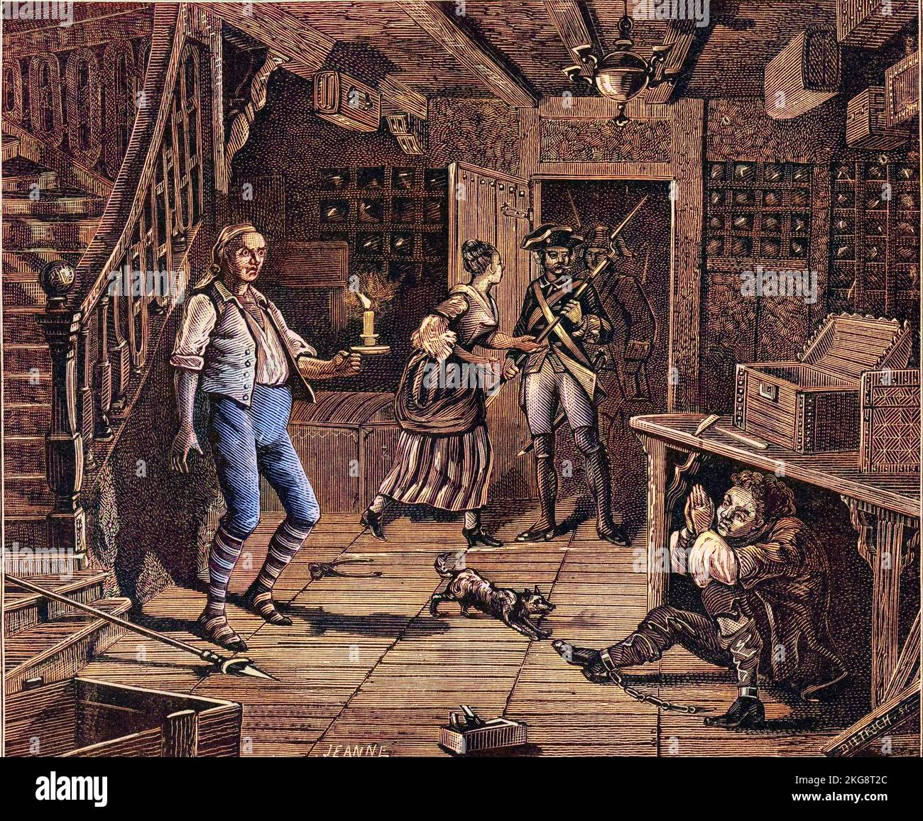 L'arrestation de Cartouche ( Louis Dominique Bourguignon, 1693-1721 ...