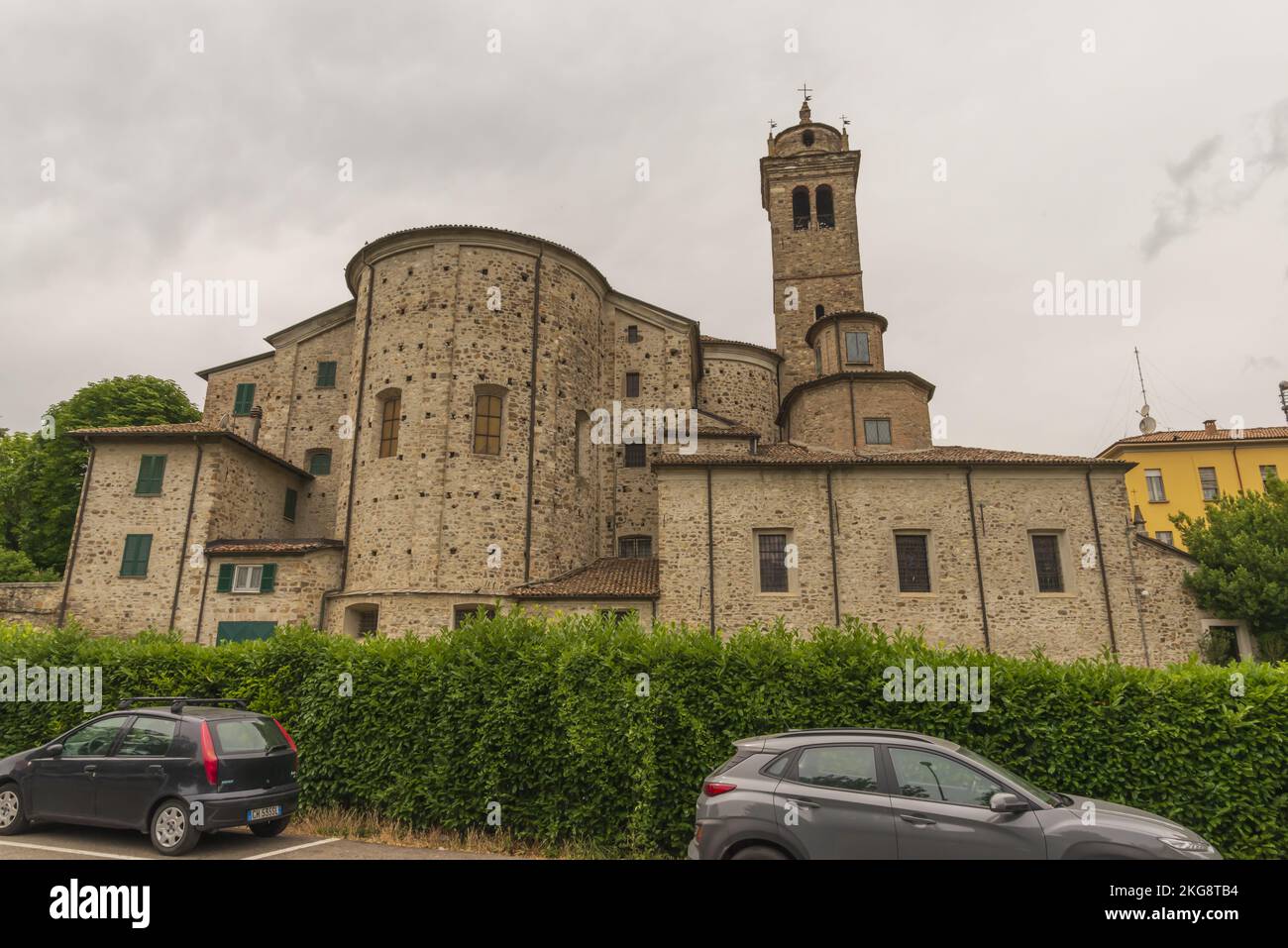 bobbio retro cattedrale Stock Photo - Alamy