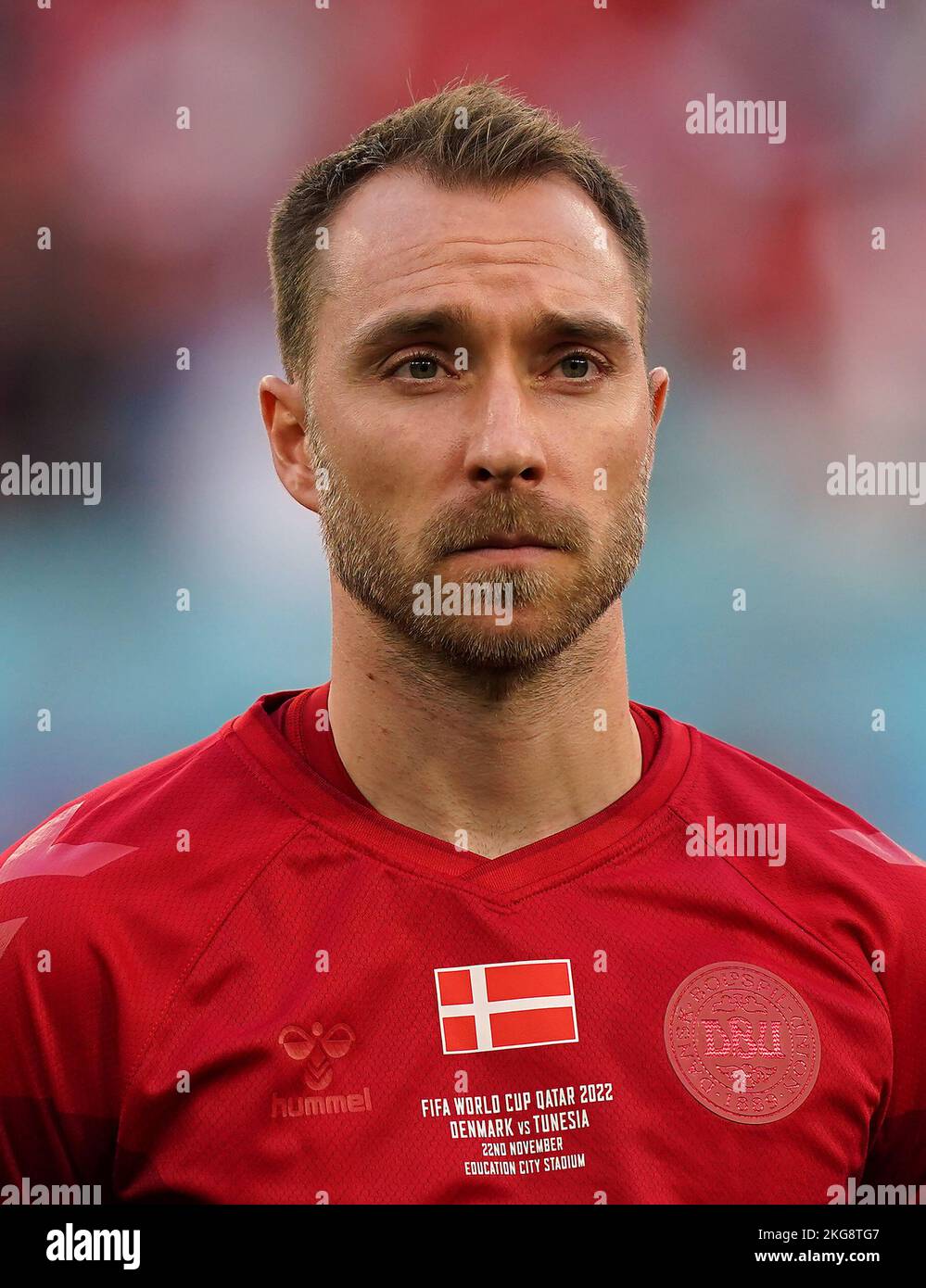 Denmark’s Christian Eriksen during the FIFA World Cup Group D match at ...