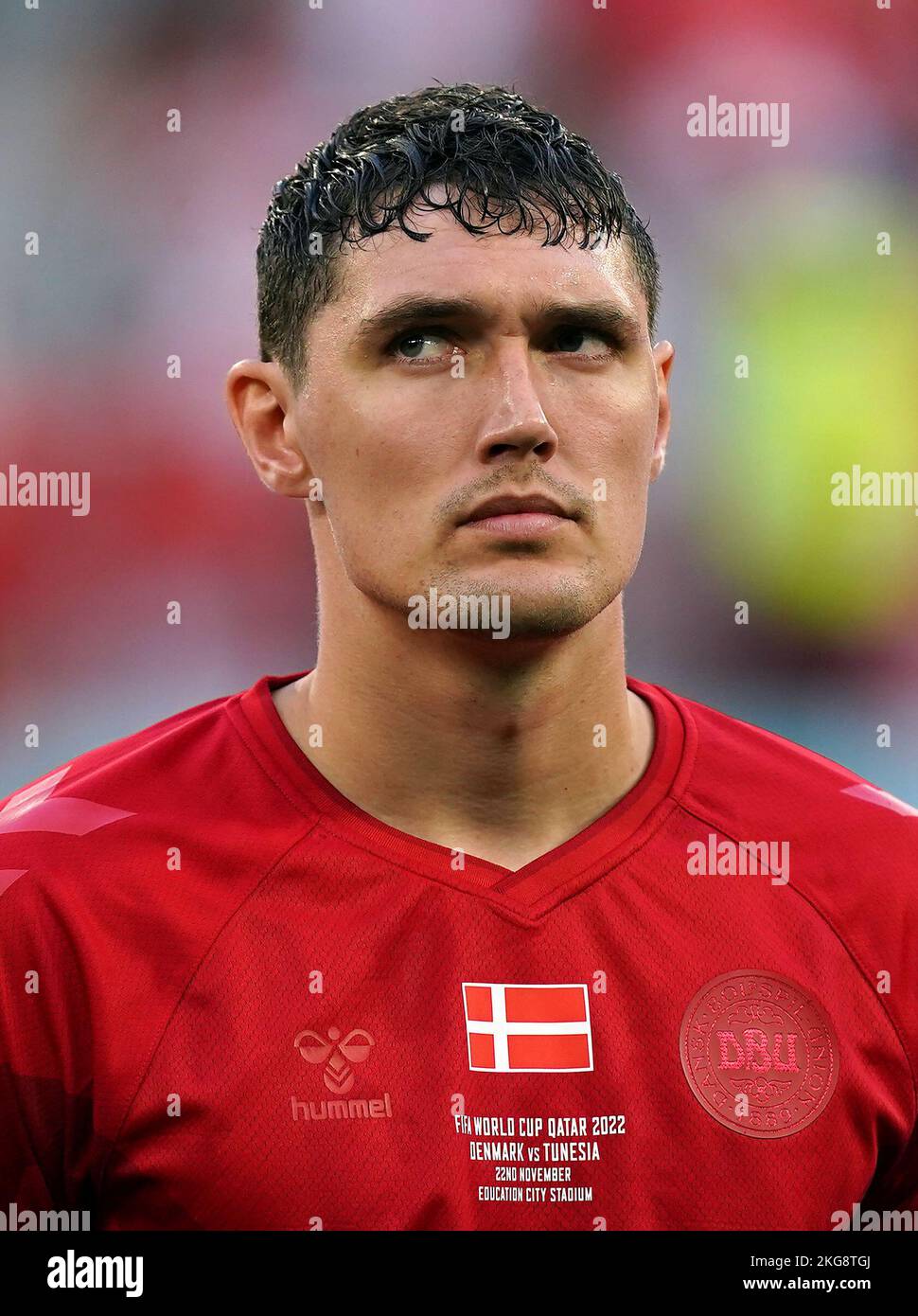 Denmark's Andreas Christensen during the FIFA World Cup Group D match ...
