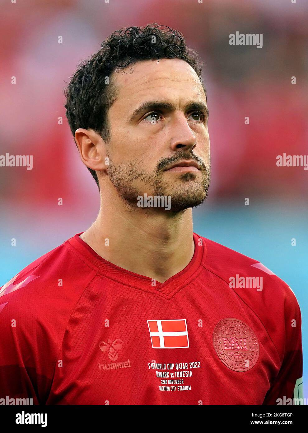 Denmark's Thomas Delaney during the FIFA World Cup Group D match at ...