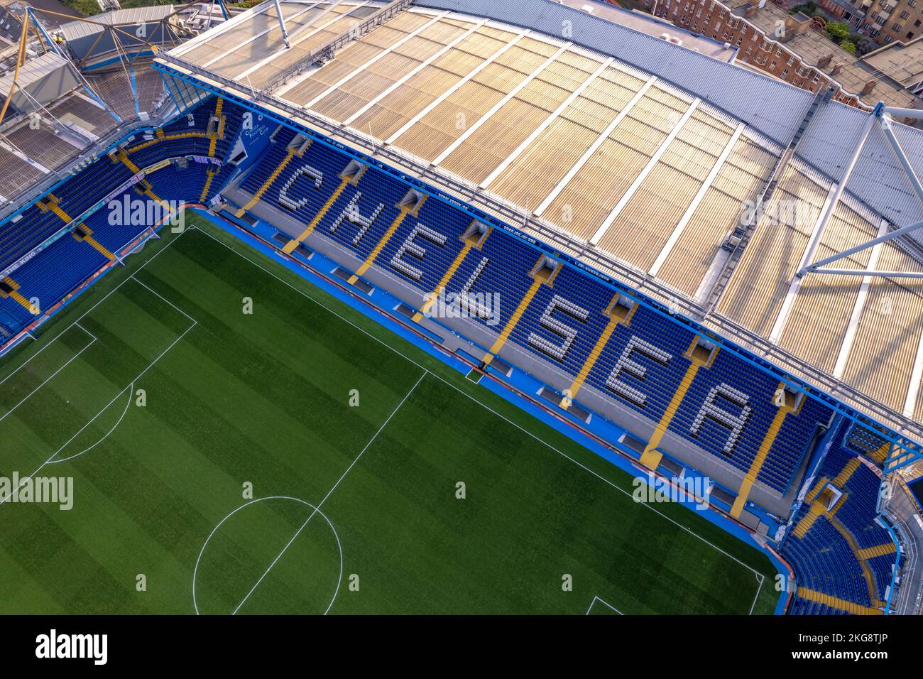 Stamford Bridge Stadium the Home of Chelsea Football Club an Aerial ...