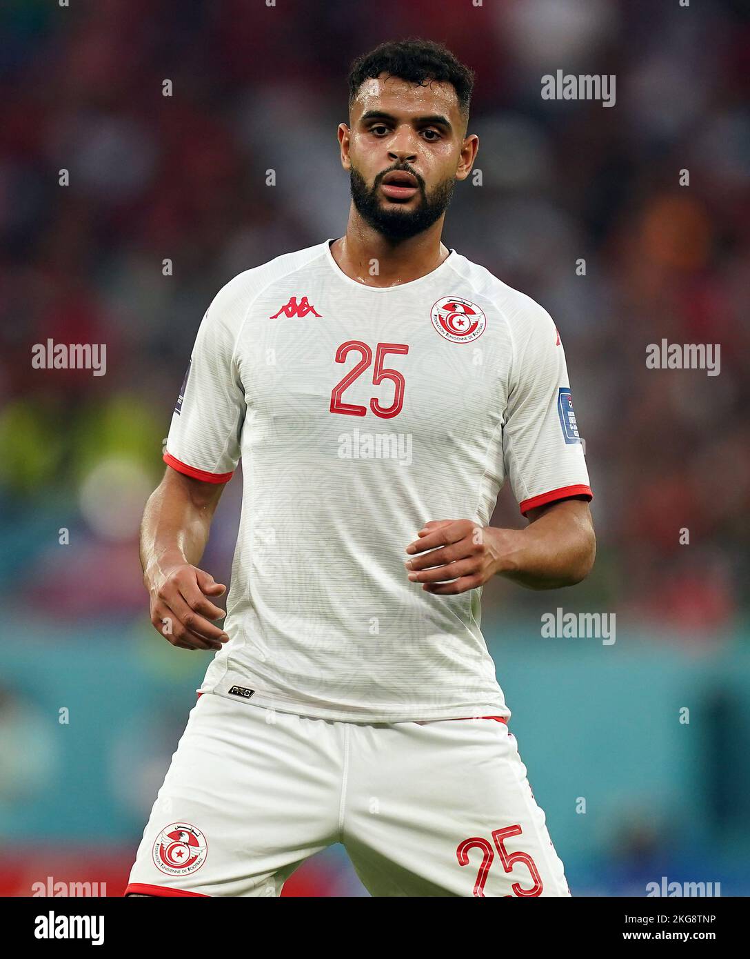 Tunisia’s Anis Ben Slimane during the FIFA World Cup Group D match at ...