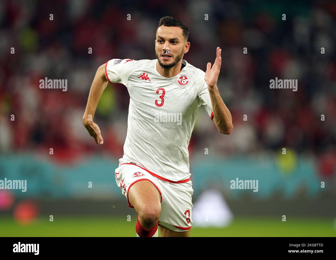 Tunisia's Montassar Talbi during the FIFA World Cup Group D match at ...