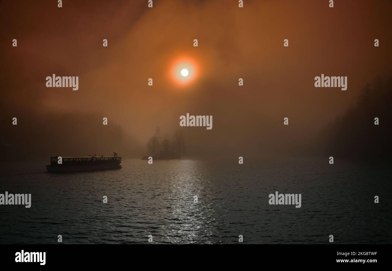 Konigssee with christlieger island hi-res stock photography and images ...