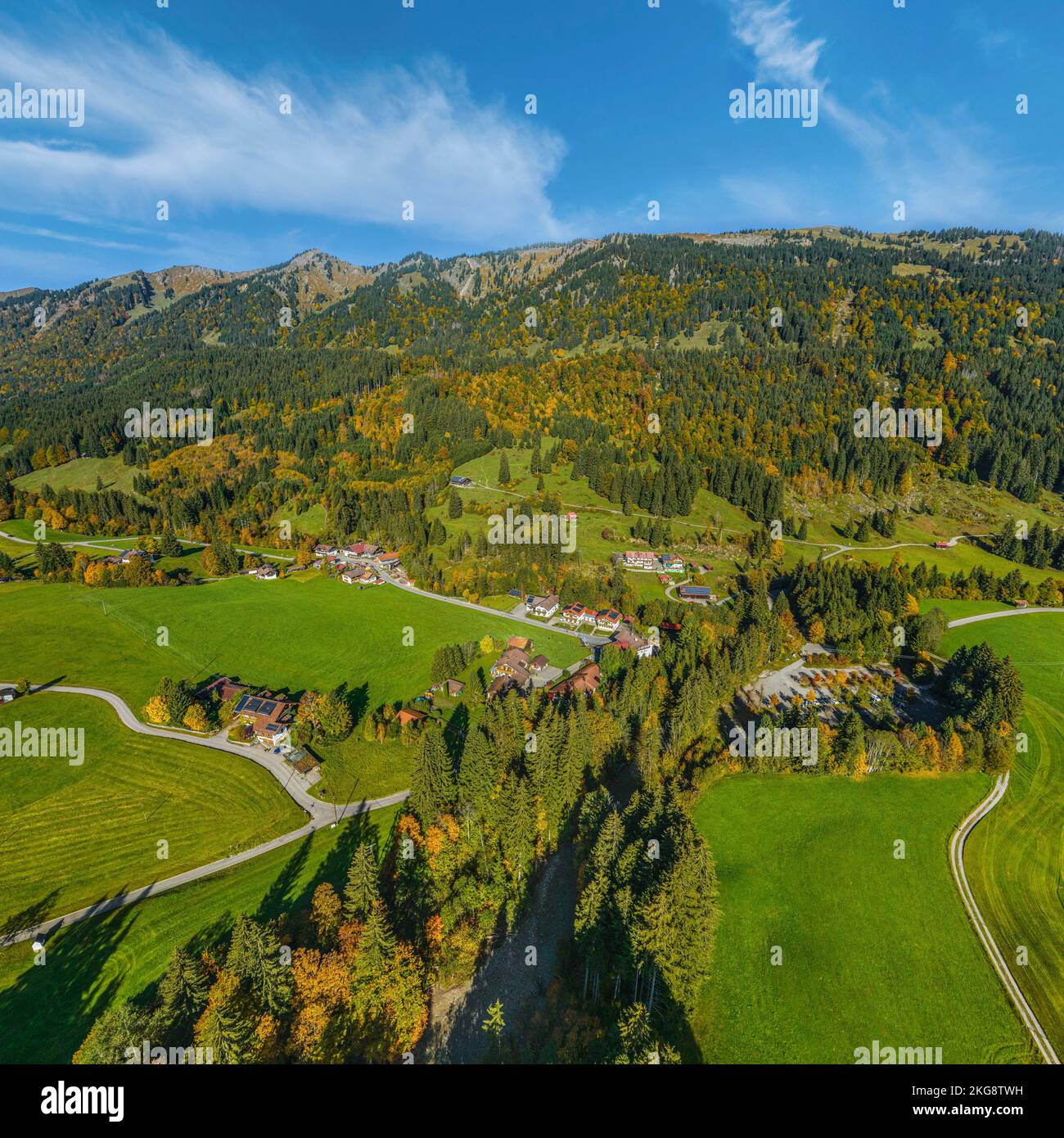 Gunzesrieder valley hi-res stock photography and images - Alamy