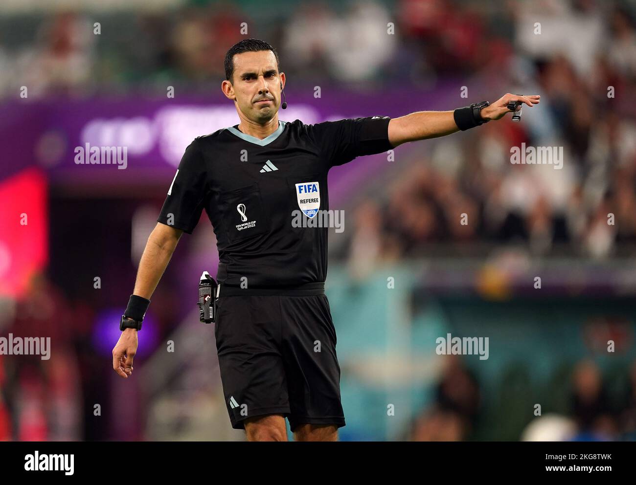 Referee Cesar Arturo Ramos Palazuelos during the FIFA World Cup Group D ...