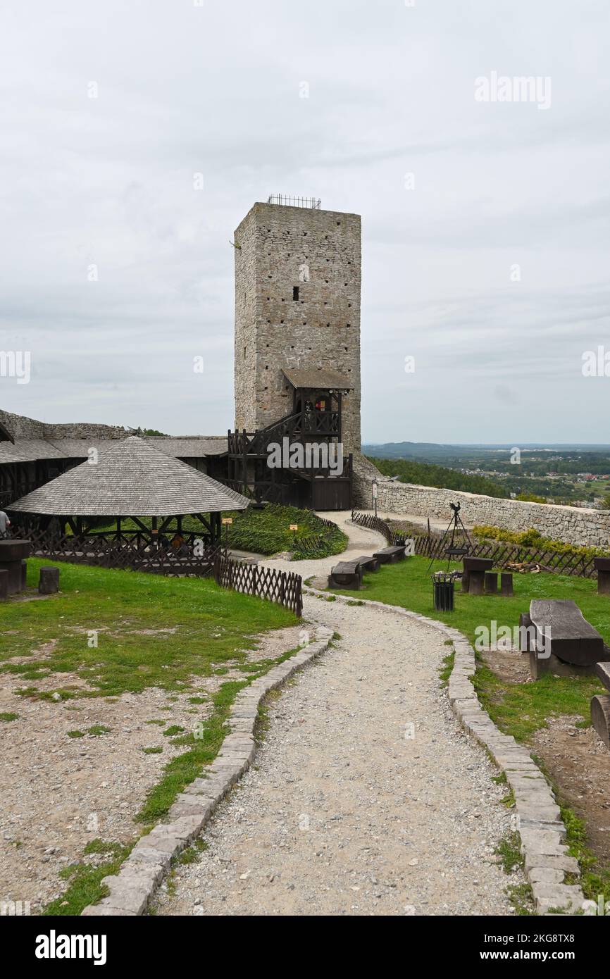 Checiny, Poland - September 14, 2022: Checiny Castle - a royal castle ...