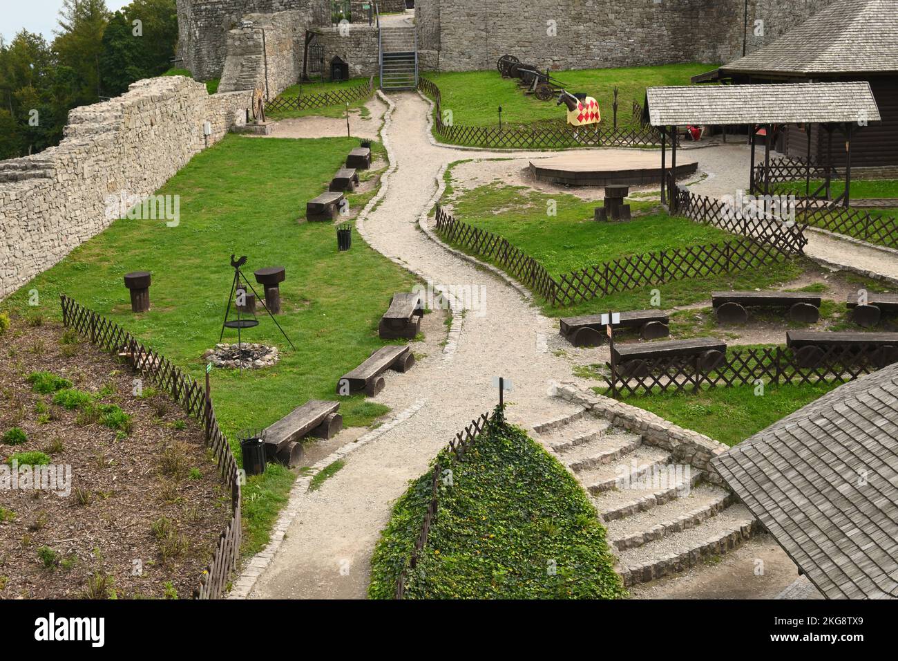 Checiny, Poland - September 14, 2022: Checiny Castle - a royal castle ...