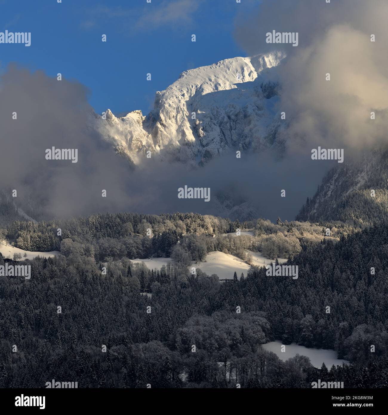 The winter time in the Berchtesgadener Land is a wonderful time with ...